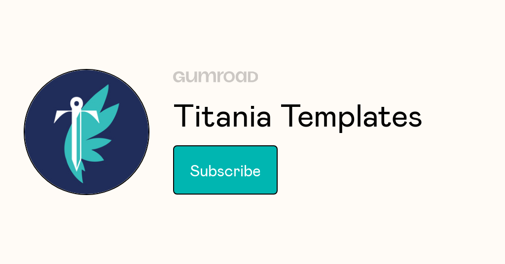 Titania Templates