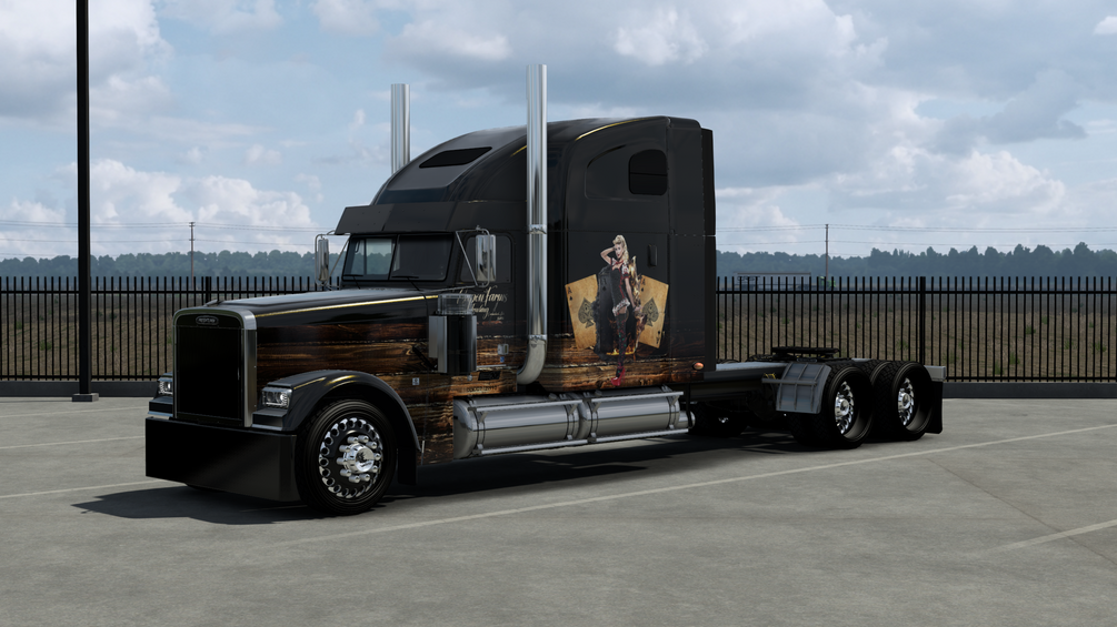 Jon Ruda Freightliner Classic XL Freightershaker "PokerFace" Custom Skin