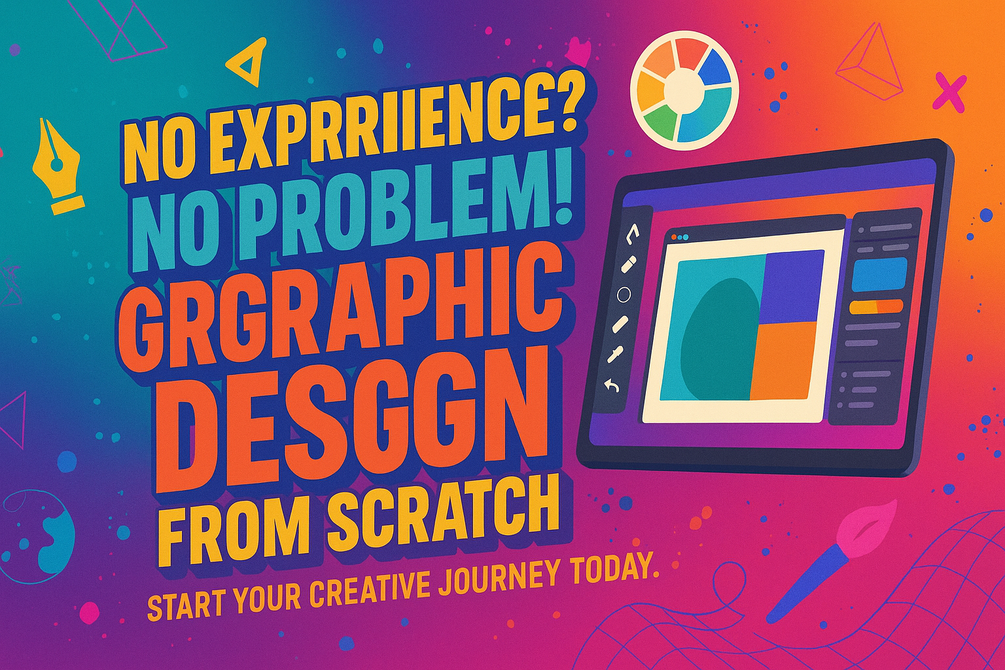 No Experience? No Problem! Learn Graphic Design from Scratch