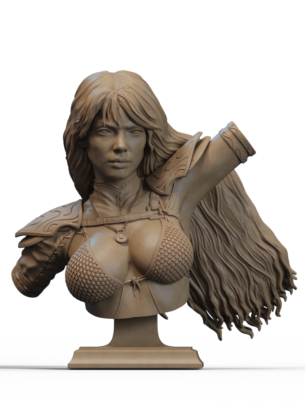 Red Sonja Bust 3D Print