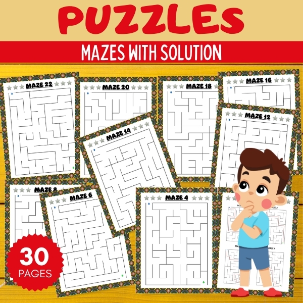 Printable Cinco de Mayo & Hispanic Heritage Month Mazes Puzzles With ...