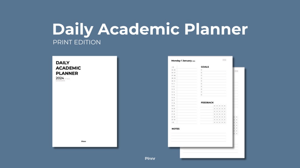 Daily Academic Planner 2024 | Print Edition