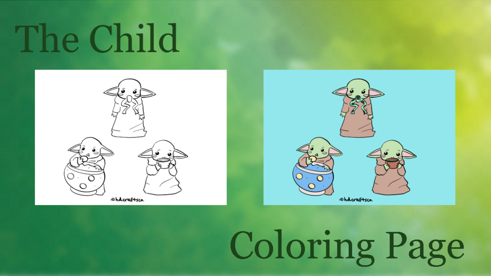 The Child Coloring Page