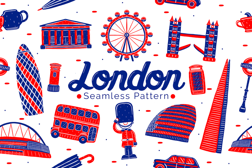 London Seamless Pattern Package