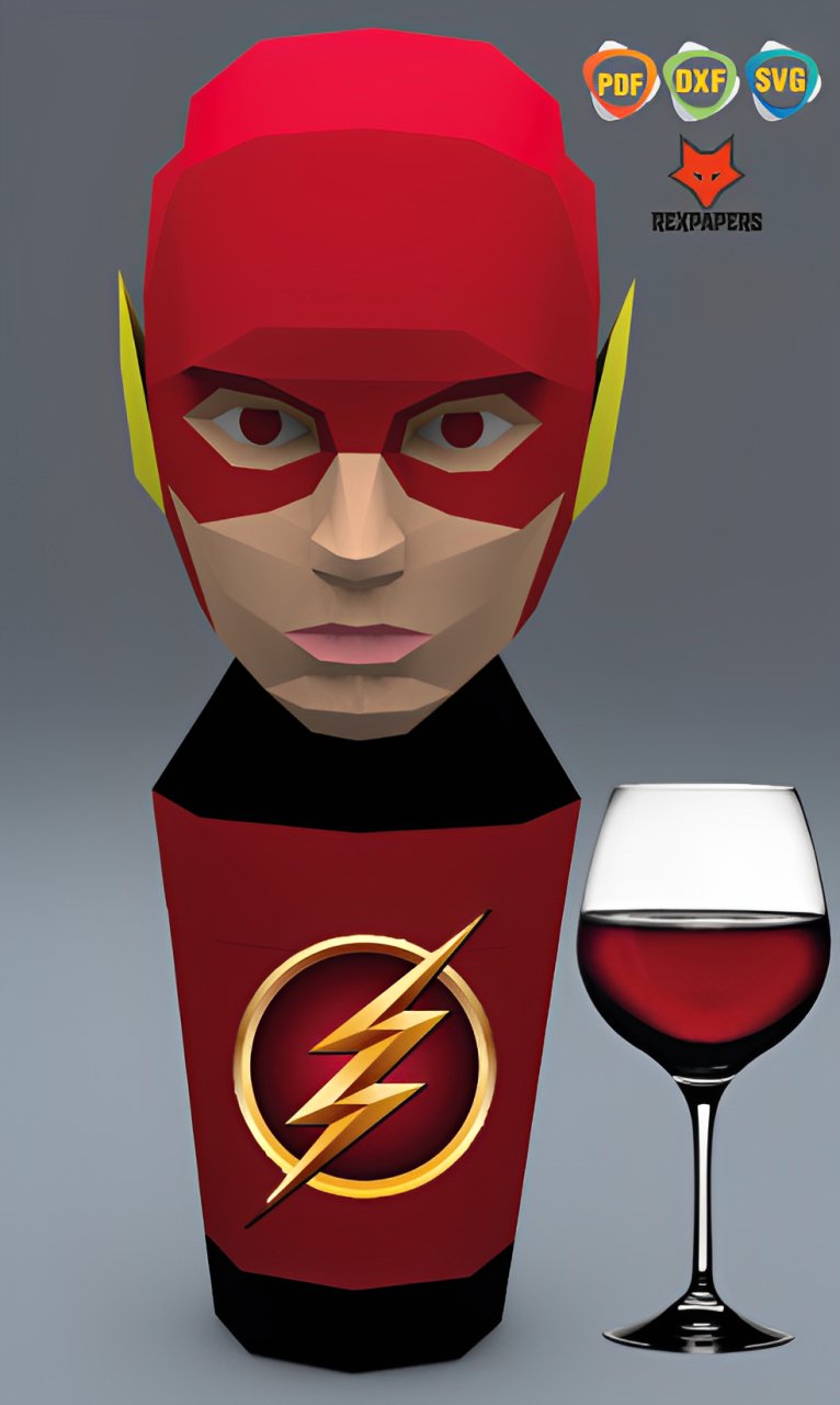 FLASH WINE BOX PAPERCRAFT