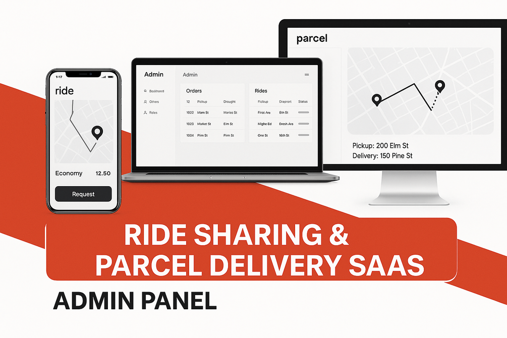 Ride Sharing & Parcel Delivery SAAS.