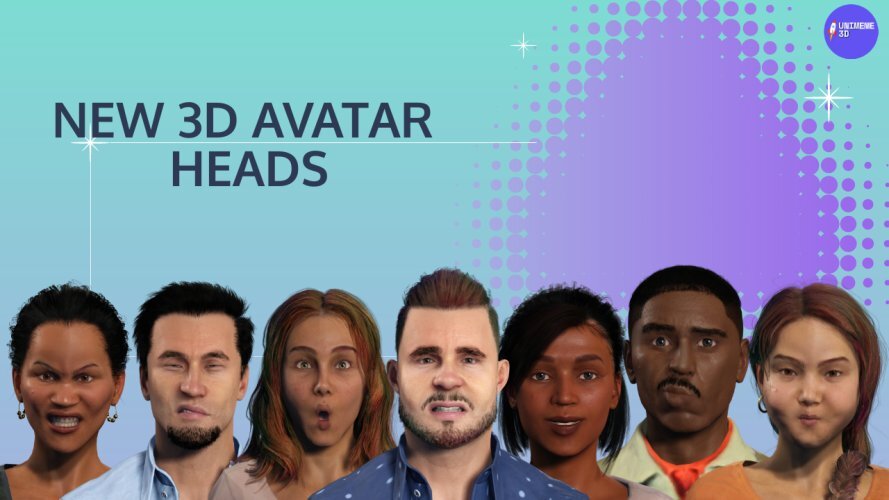 3D Avatar Heads Vol. 1