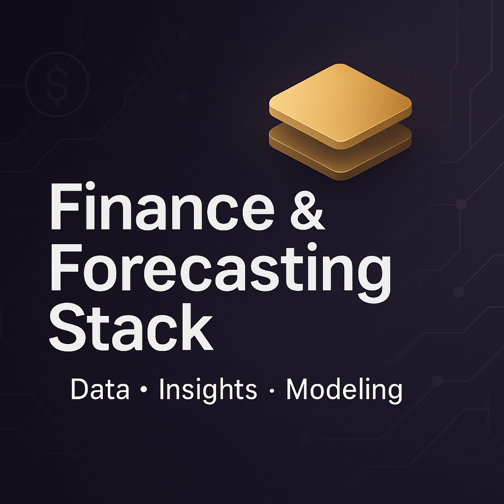 Finance & Forecasting Stack