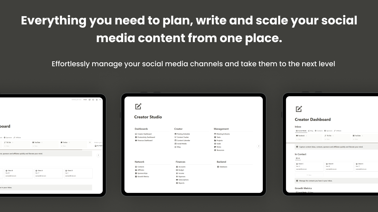 Notion Creator Studio