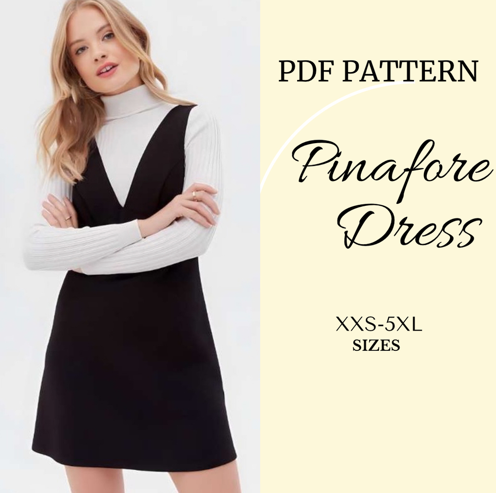 Pinafore dress PDF Sewing Pattern