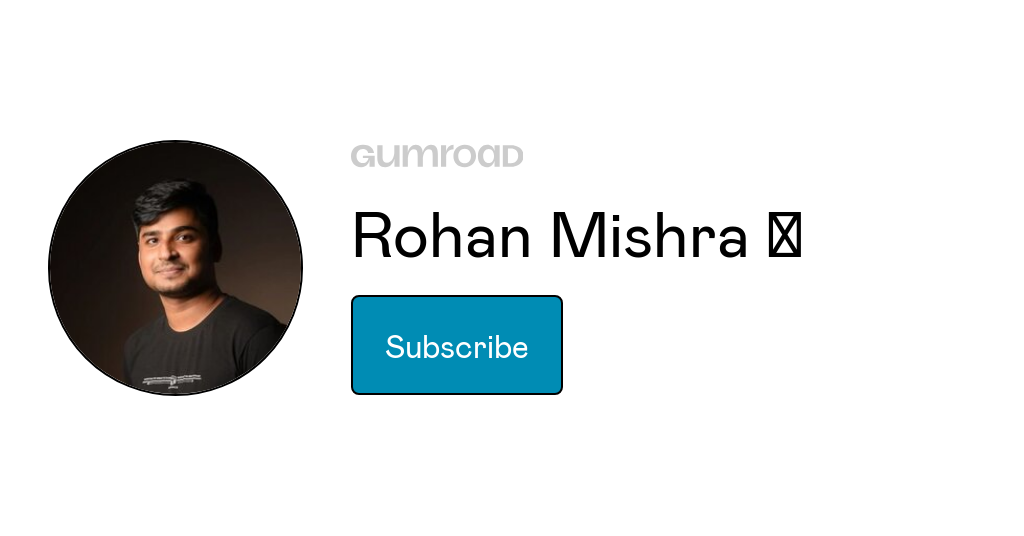 Rohan Mishra 🚀