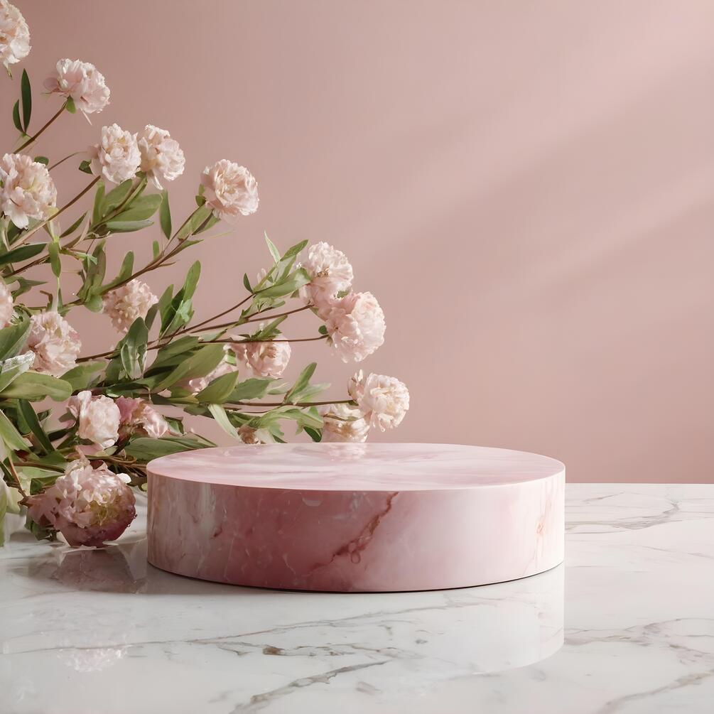 pink Product Display Mockup Backdrop and Showcase Mockups for Product ...