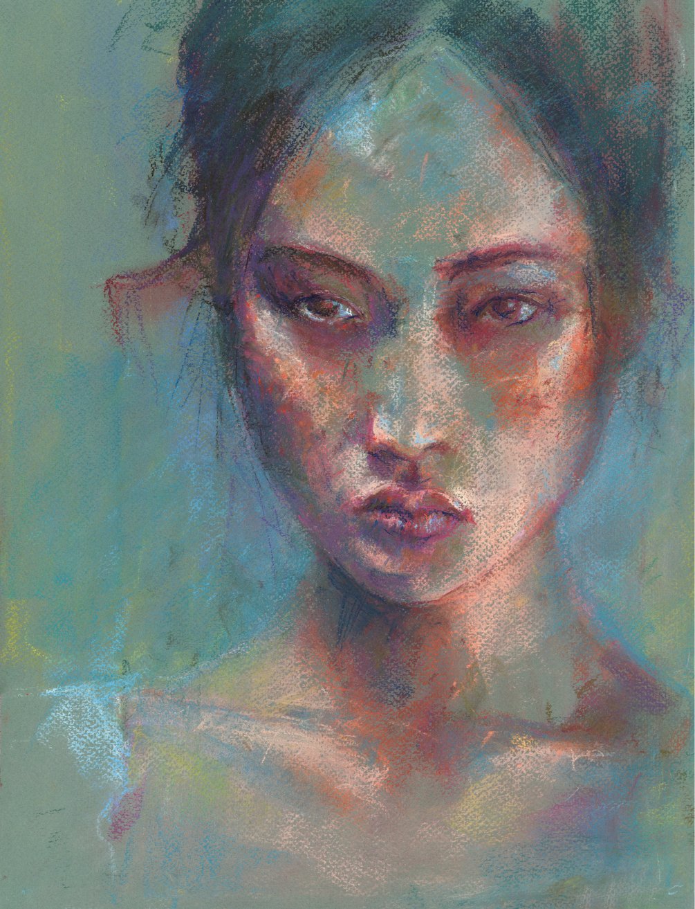 Jing - original pastel drawing