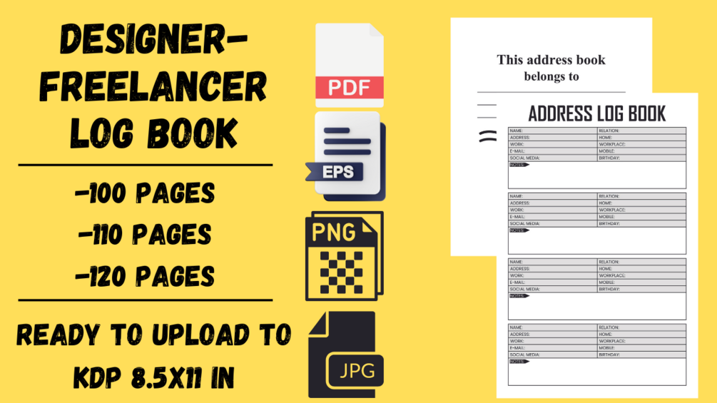 Designer - Freelancer Log Book KDP Interior