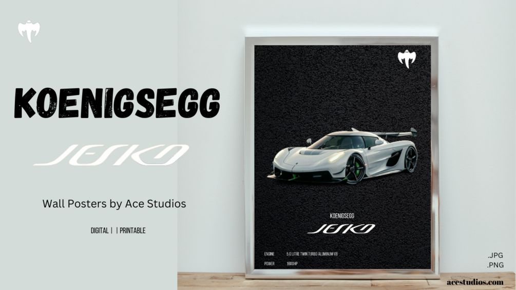Koenigsegg Jesko Wall Poster