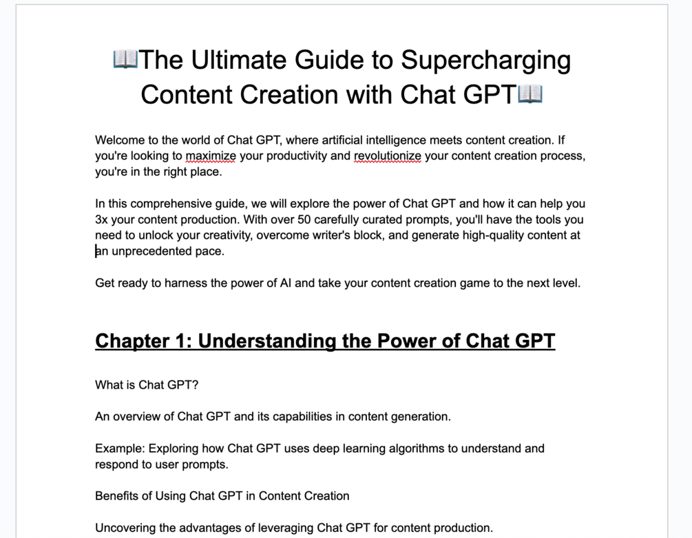 The Ultimate Guide to Supercharging Content Creation with Chat GPT
