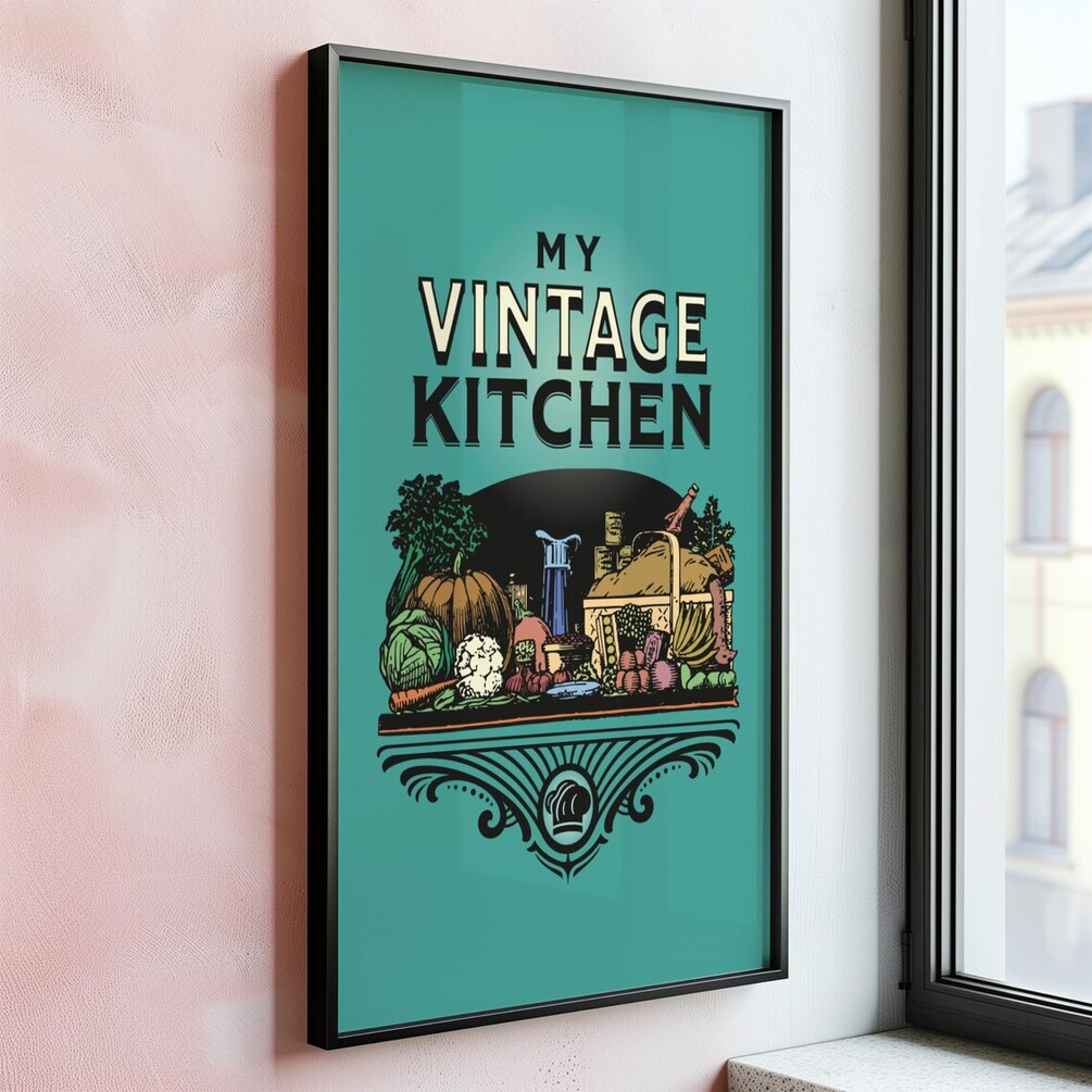 Healthy Kitchen Print | Vegetable Kitchen Wall Decor | Gift for Foodie ...