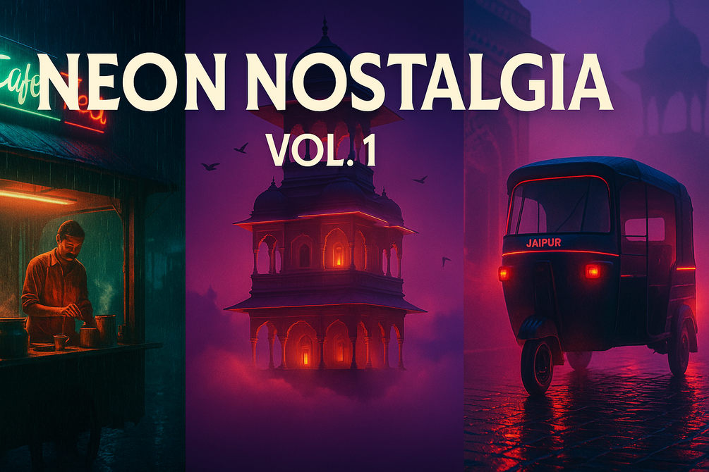 Neon Nostalgia Vol. 1 – AI Art for Dreamers