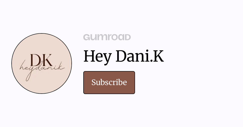 Hey Dani.K