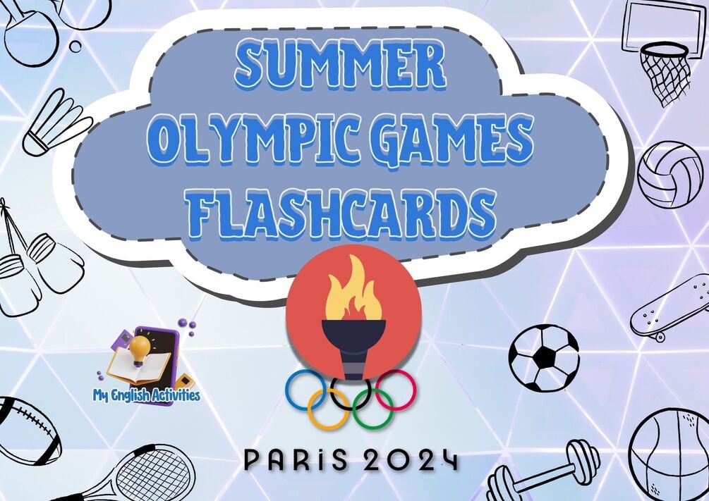 Set of 56 Summer Olympic Games Flashcards