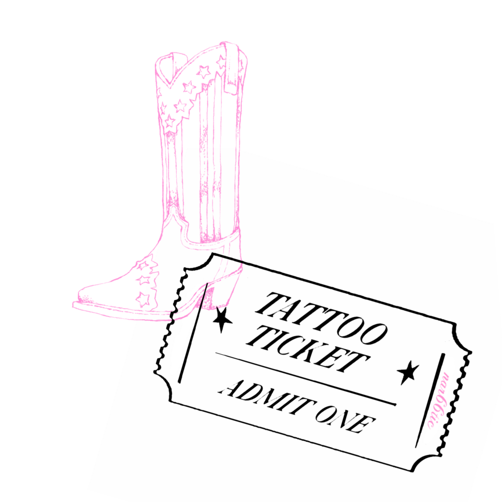Midwest Princess - Tattoo Ticket (Cowgirl Boots Ver.)