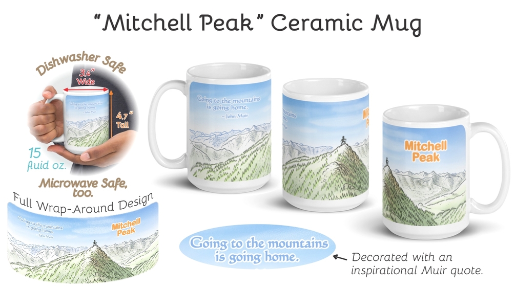 Mitchell Peak - Ceramic Mug