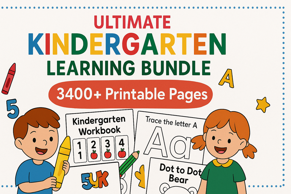 ULTIMATE KINDERGARTEN LEARNING BUNDLE
