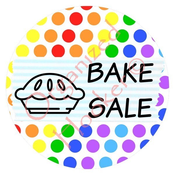 BAKE SALE Printable Planner Stickers — Digital Download