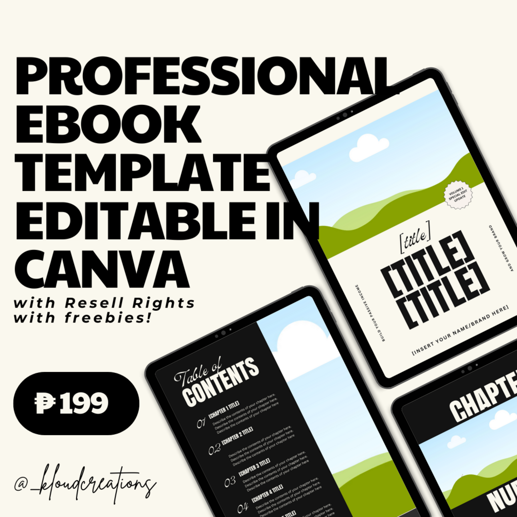 Professional Ebook Canva Template