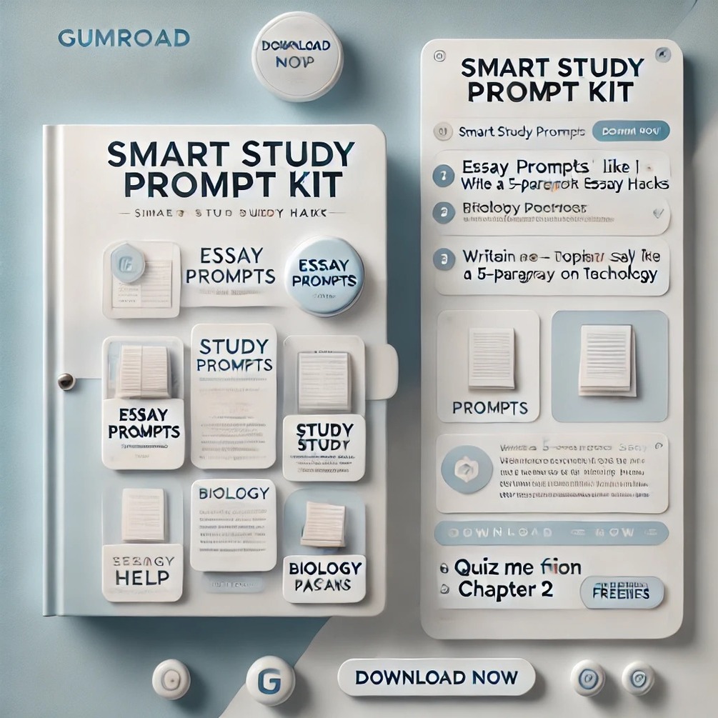 Study Smarter Prompt Kit