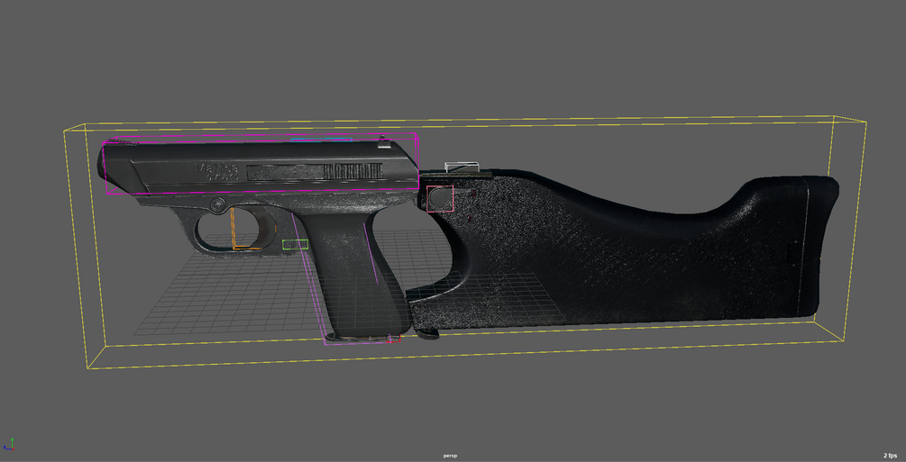 Matilda Pistol RE4 Remake Maya Rig