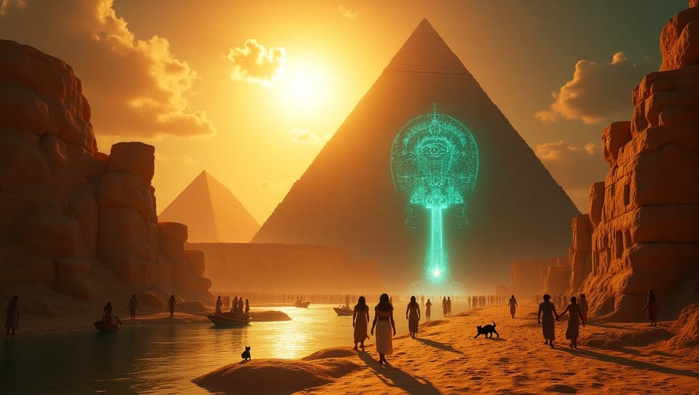 Mystical Visions of Ancient Egypt: #Timeless# Wonders Unveiled