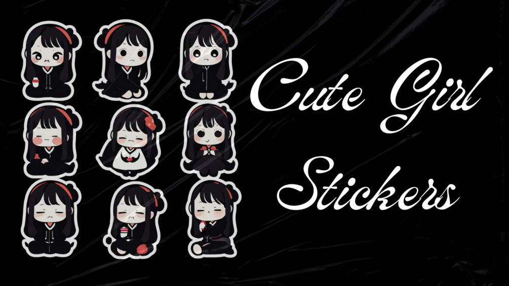 Cute Girl Stickers