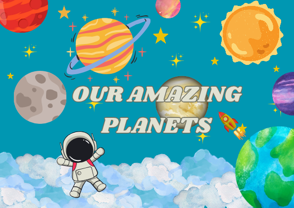 SALE! FUN FACTS KIDS BOOK - Our Amazing Planets