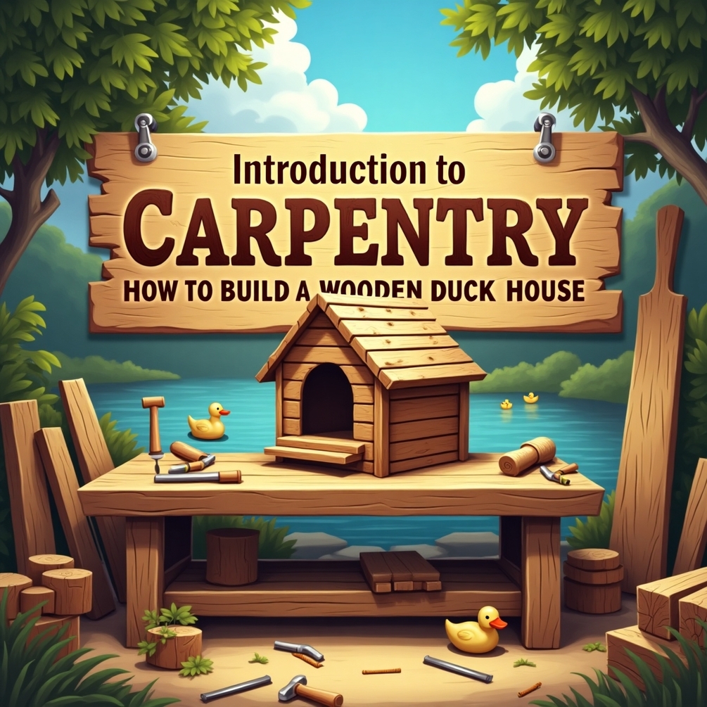 Introduction to Carpentry: How to Build a Wooden Duck House e-book