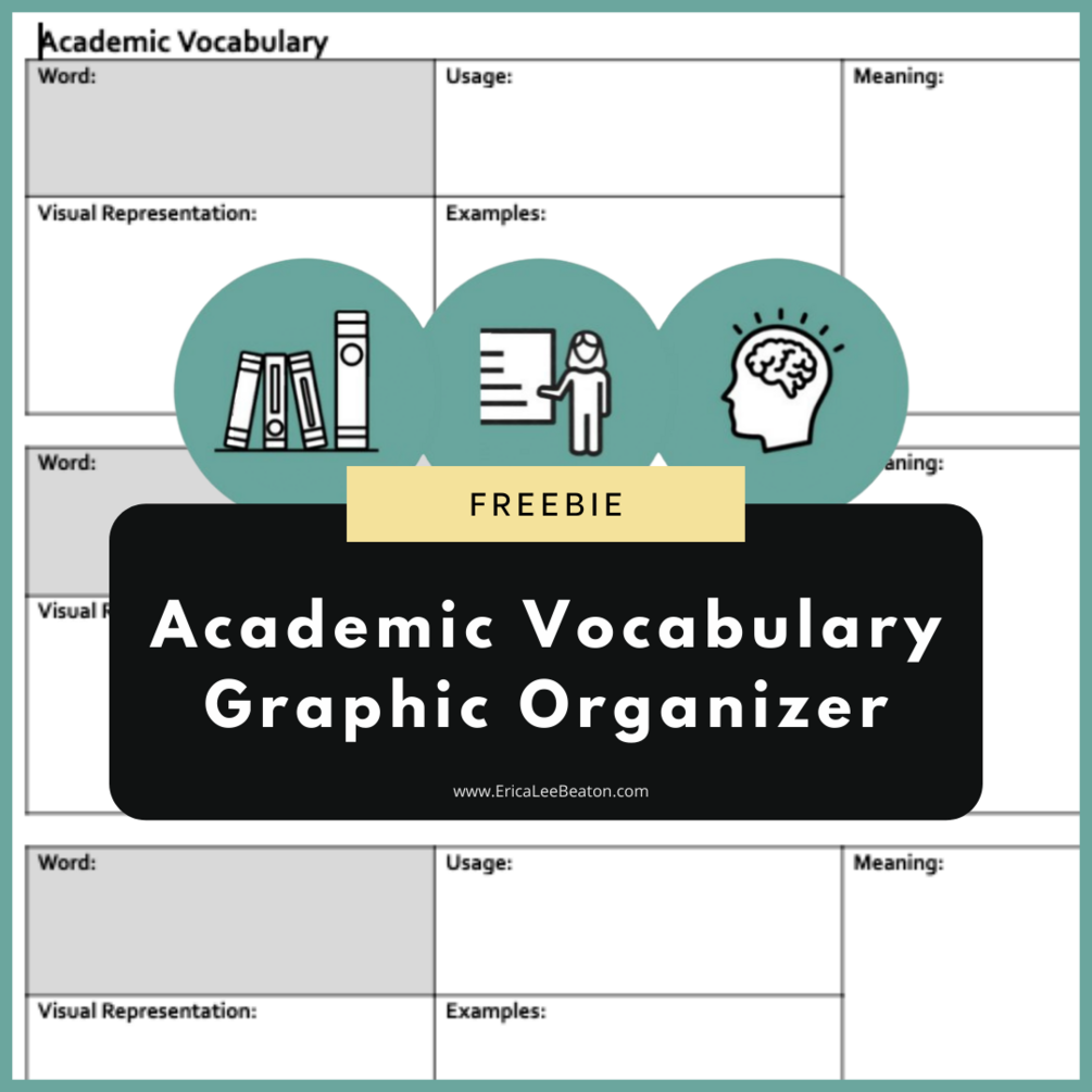 Academic Vocabulary Graphic Organizer