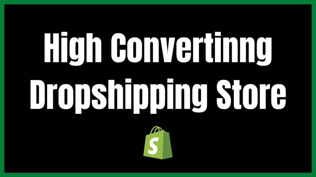 High Converting Shopify Store + 1 Consultation Call Package