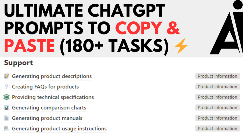 [Customer Support] 999+ Ultimate ChatGPT Prompts To Copy & Paste (180 ...