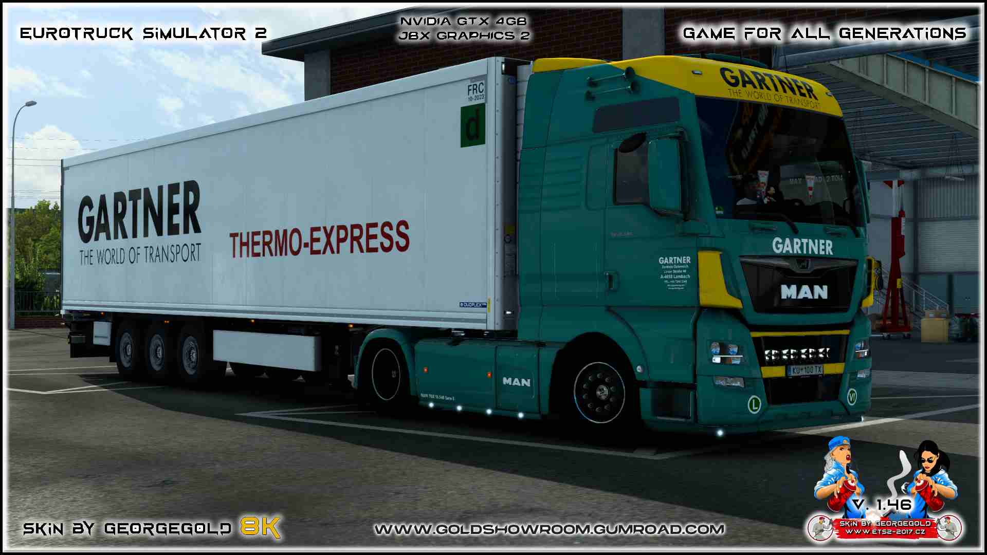 ETS 2 Skin Combo MAN TGX E6 by Gloover Gartner