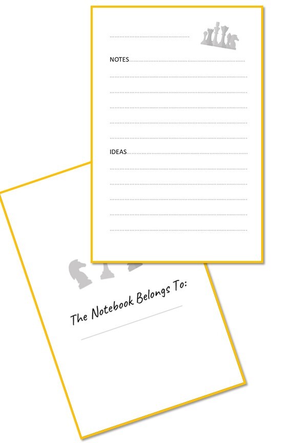 CHESS NOTEBOOK JOUNRAL-(internal content)/(FREE)