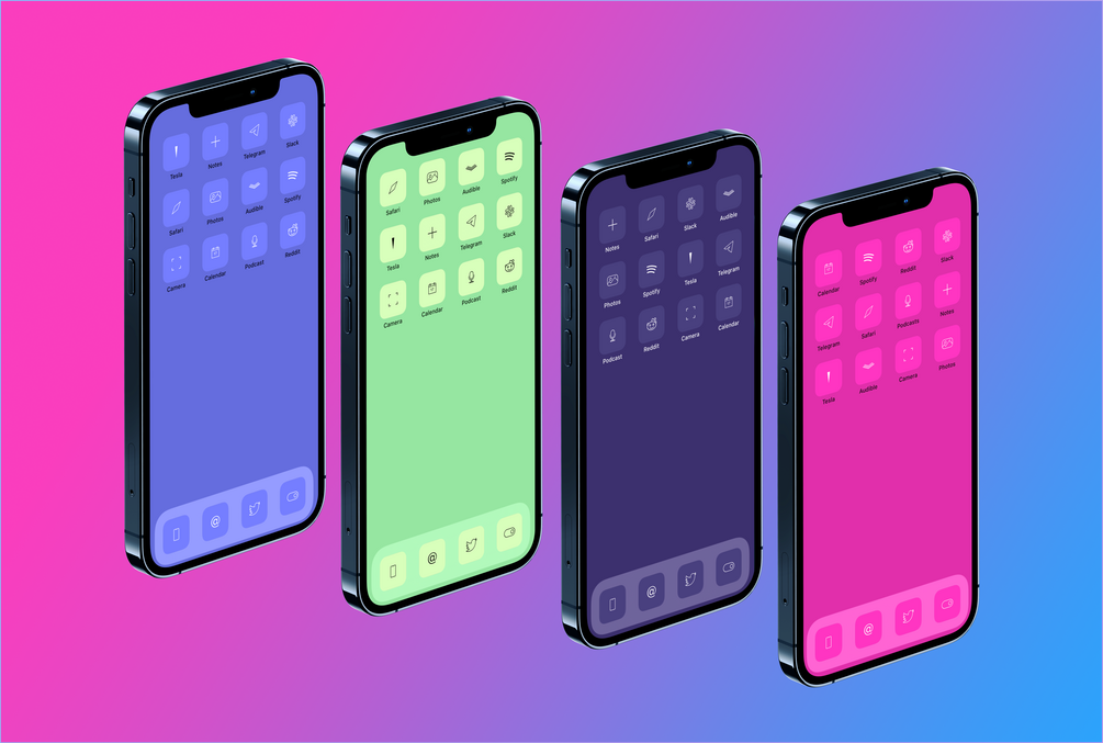 iOS 14 Icons - Pop Style Icon Set