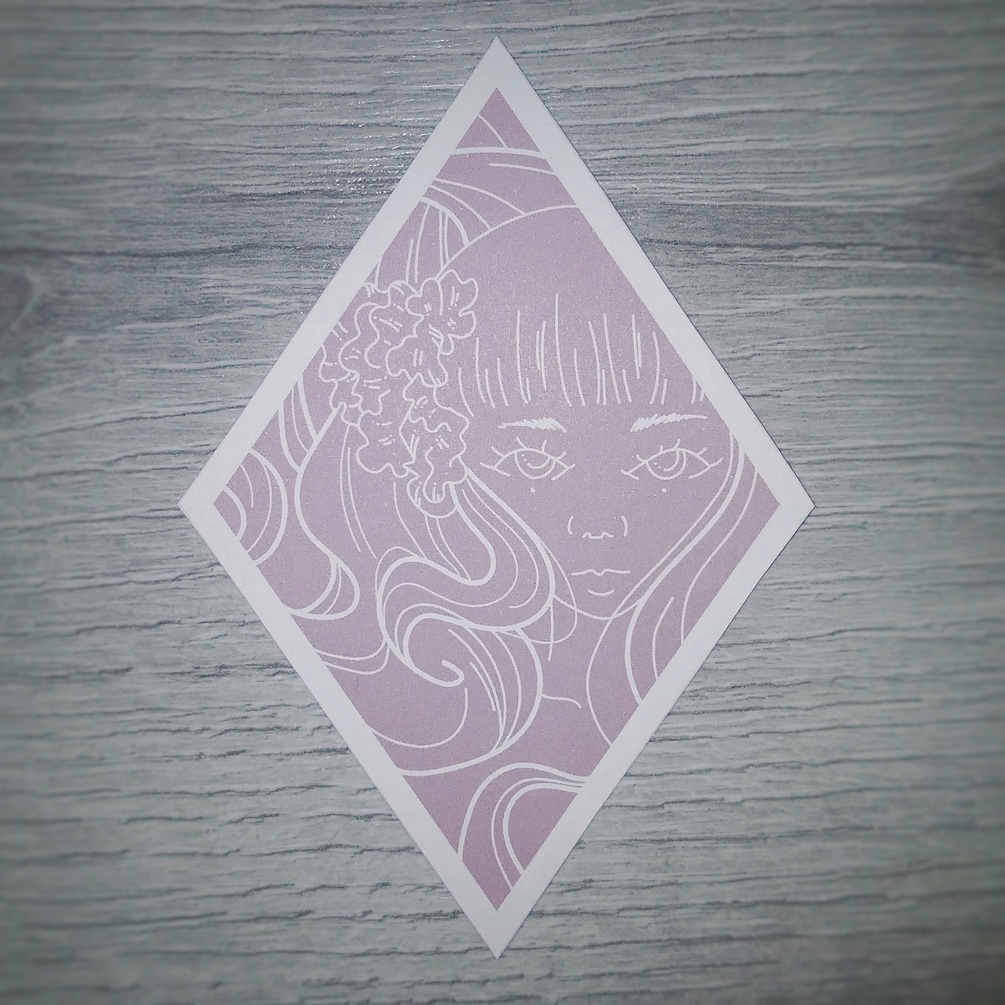 Diamond Girl Sticker
