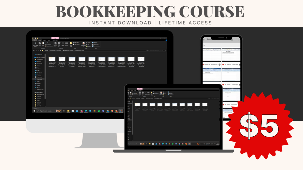 Bookkeeping Course: Digital Copy