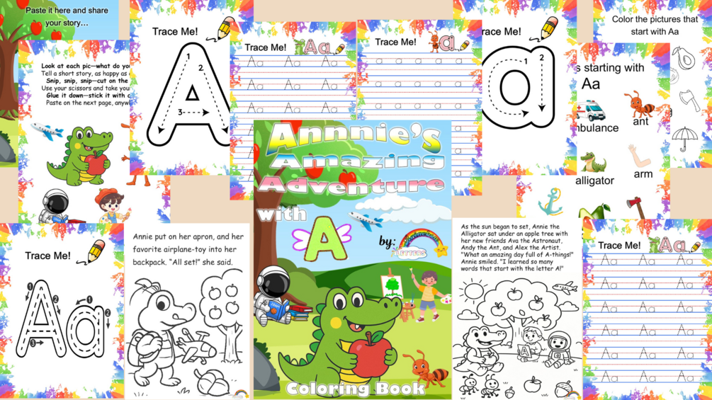Alphabet Adventures Start with Annie — A Magical Journey Through Aa!