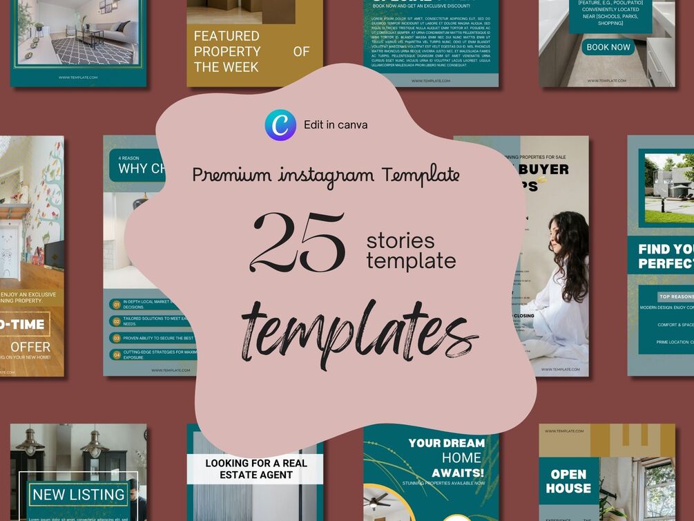 Modern Real Estate Instagram Story Template