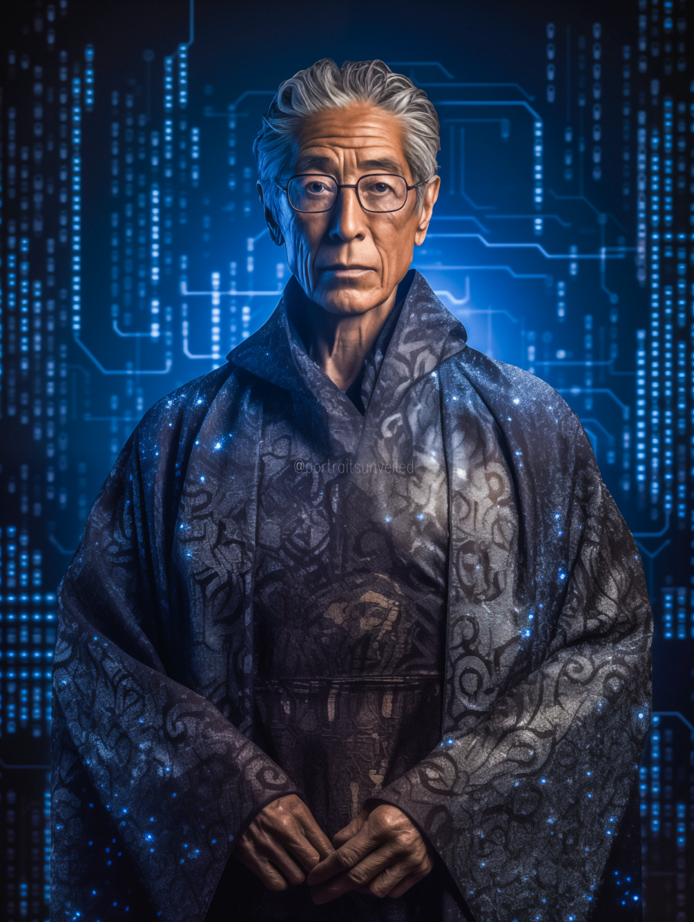 The Digital Archivist - Futuristic Cyberpunk Digital Artwork | Sci-Fi ...