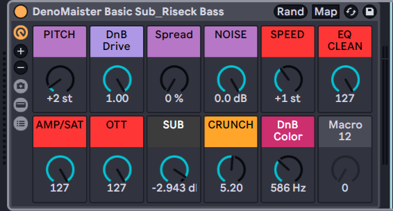 DenoMaister Basic Sub_Riseck Bass For Ableton Live