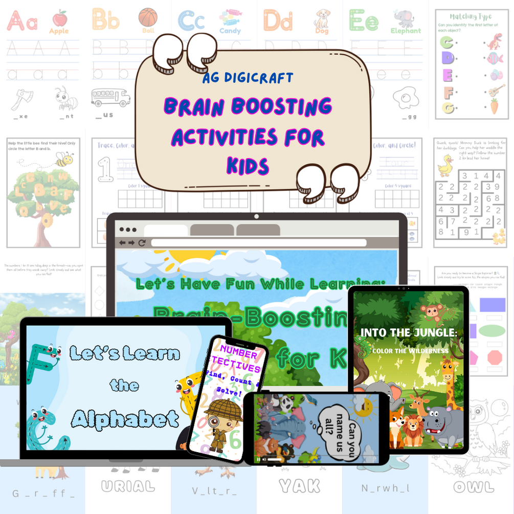 AGDigicraft - Brain Boosting Activities for Kids