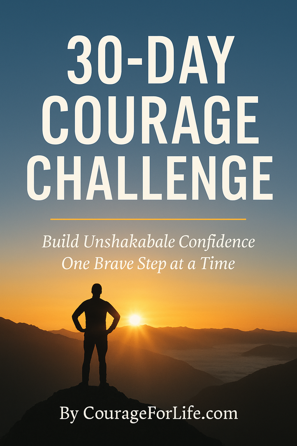 30 Days to Unstoppable Courage: A Guided Challenge