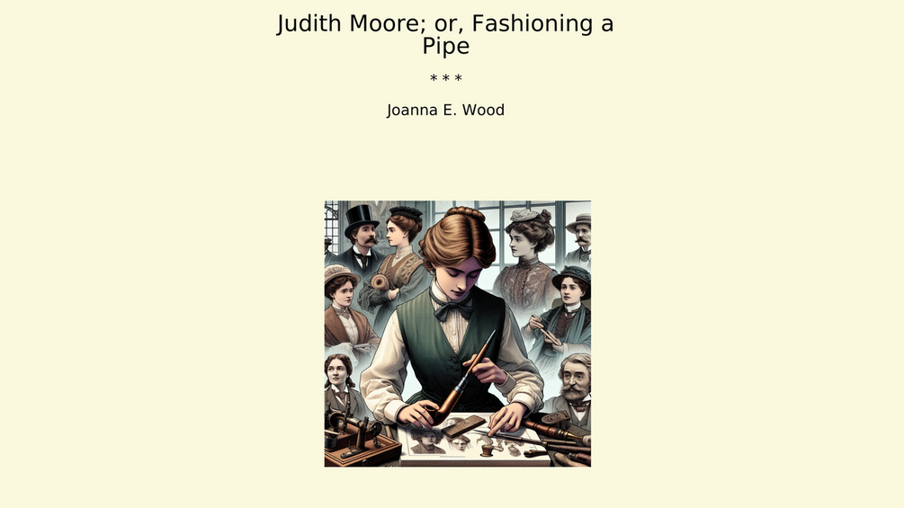 Judith Moore; or, Fashioning a Pipe